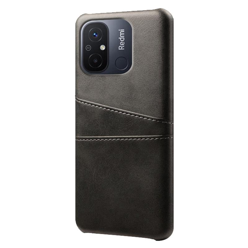 Custodia in Plastica Rivestita per Xiaomi Redmi 12C con Tasche per ...